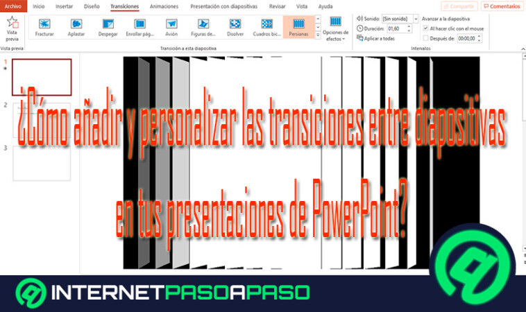 Añadir Transiciones a Diapositivas en PowerPoint 】Guía 2025