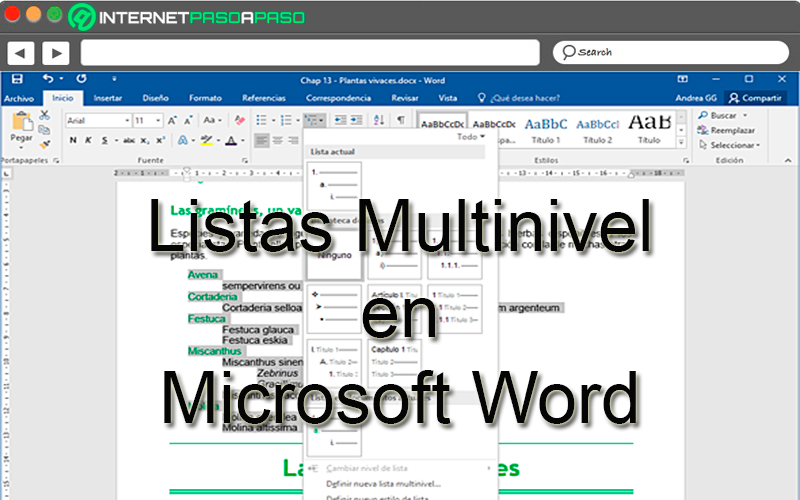 Listas Multinivel en Word 】¿Qué Son? + Cómo Crear Una 2025
