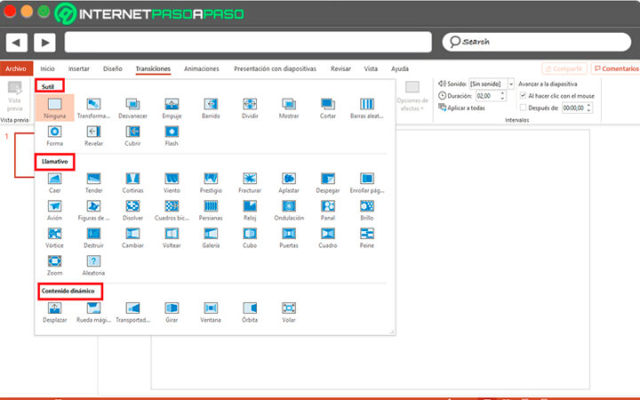 Añadir Transiciones a Diapositivas en PowerPoint 】Guía 2025