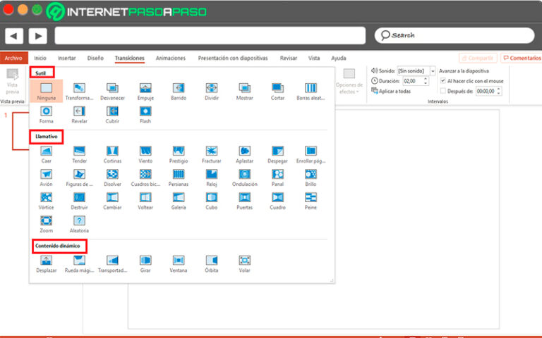 Añadir Transiciones a Diapositivas en PowerPoint 】Guía 2025