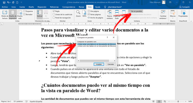 Vista en Paralelo en Word 】Guía Paso a Paso 2025