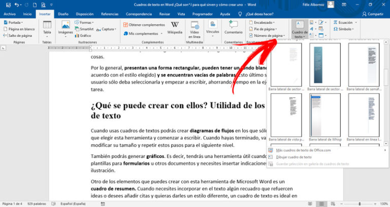 Cuadros de Texto en Word 】Guía Paso a Paso 2025
