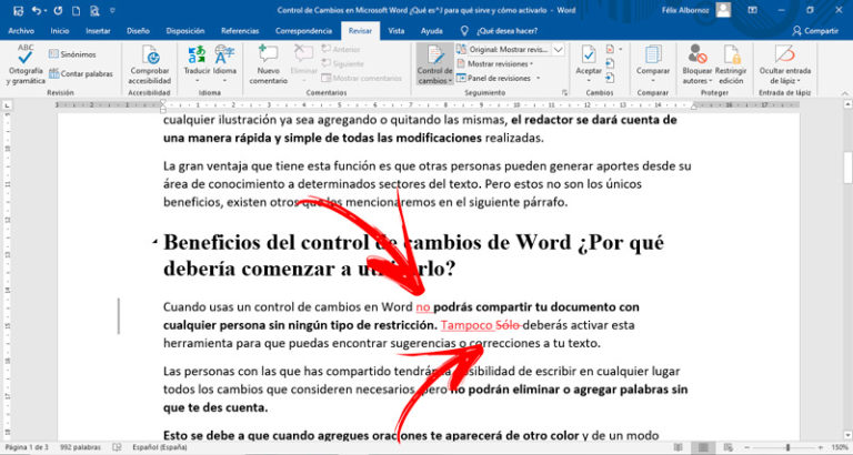 Control de Cambios en Word 】¿Qué Es? + Cómo Activar 2025