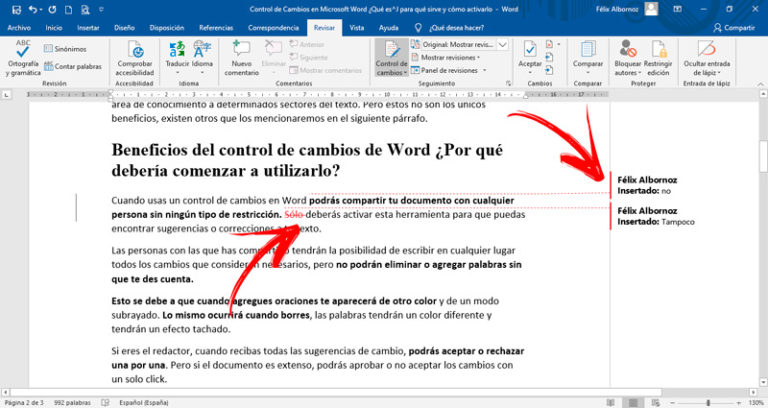 Control de Cambios en Word 】¿Qué Es? + Cómo Activar 2025