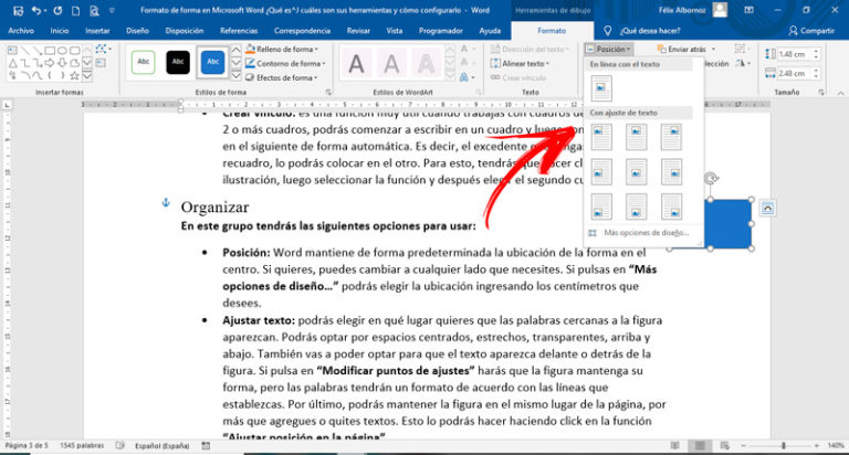 Formato de Forma en Word 】Guía Paso a Paso 2025