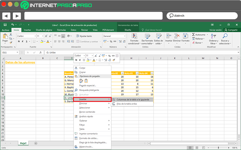 Hacer un Tabla en Excel 】Guía Paso a Paso 2025
