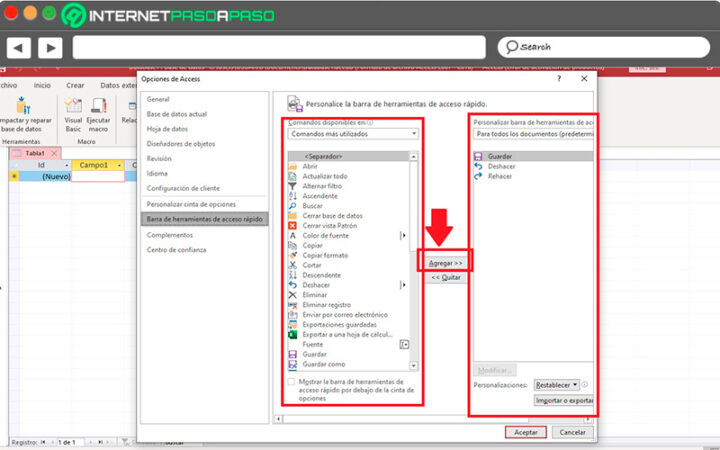 Personalizar Barra de Acceso Rápido Access 】Guía Detallada 2025