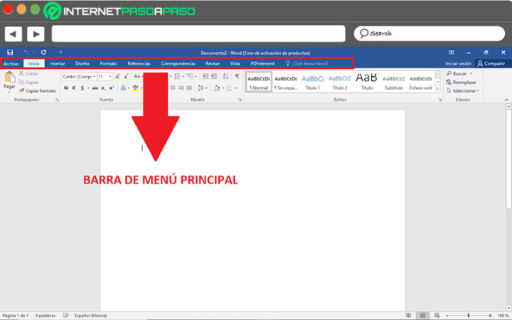 Microsoft Word Main Window What is it and what is it for?