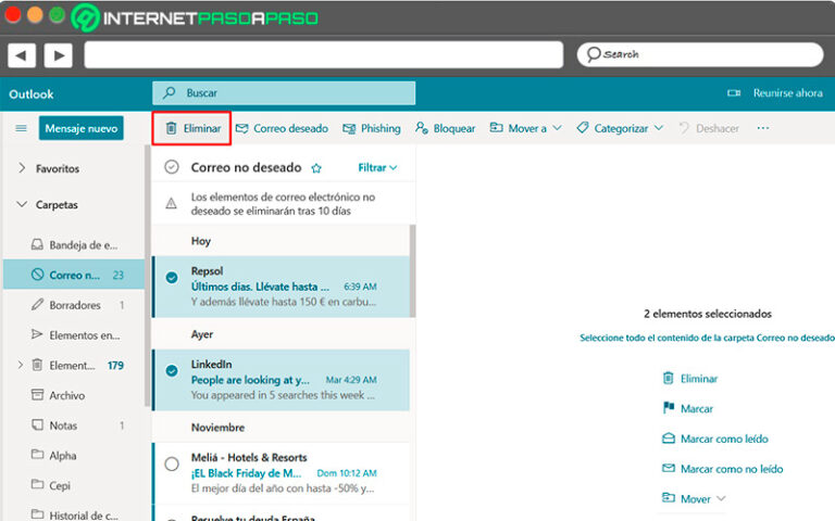 Eliminar un Mensaje de Correo de Outlook 】Guía Paso a Paso 2025