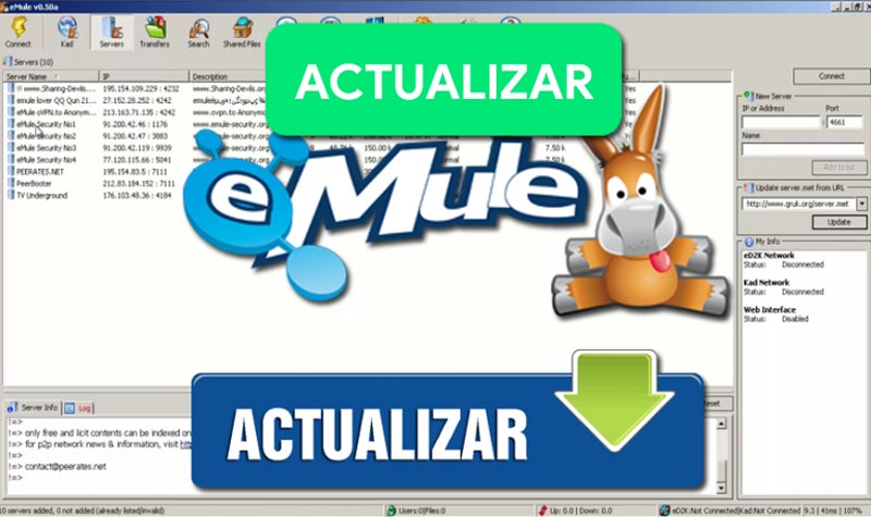 ACTUALIZAR EMULE 】Servidores Actualizados febrero - 2019