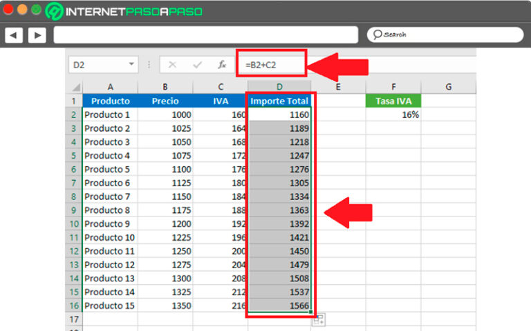 How to calculate VAT in a Microsoft Excel accounting spreadsheet? step ...