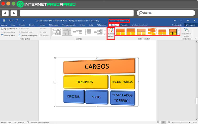 Gráficos SmartArt en Word 】Guía Paso a Paso 2025