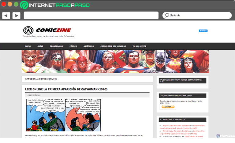15 Webs para Leer Cómics Online y Gratis!! 】Lista 2025