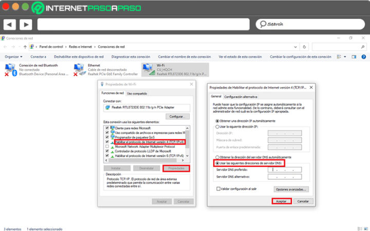 How to connect to an Internet network in Windows 10 to browse at ...