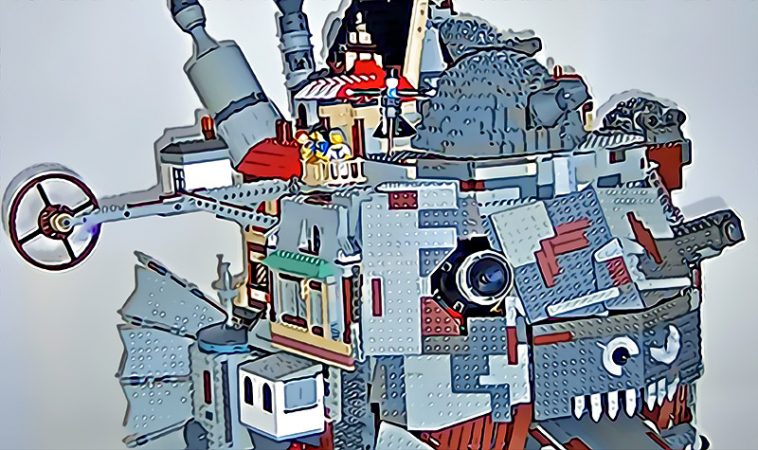 Mira cómo se ve el castillo flotante de la película 'Howl's Moving ...