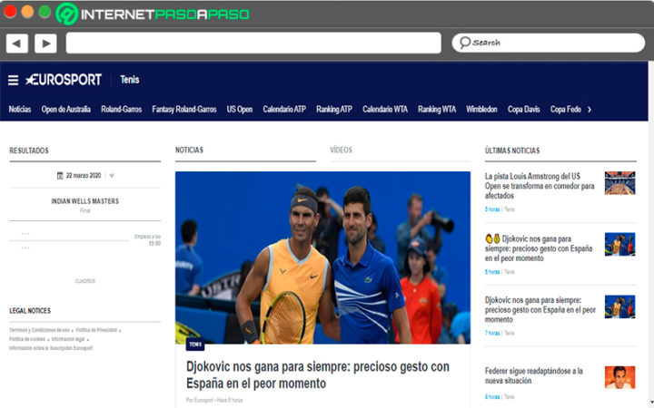 15 Webs para Ver el Tenis en Directo 】Lista 2026