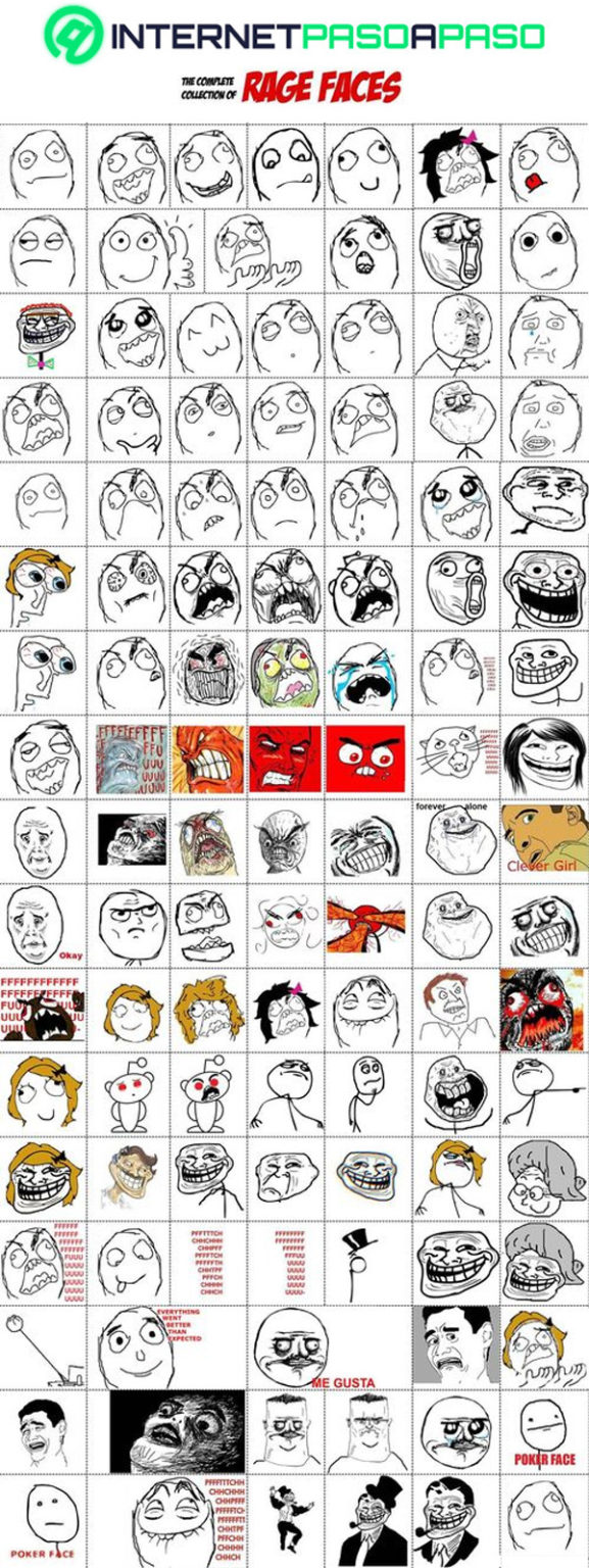1001 MEMES de CARAS 】Lista de "Rage Comics" 2026