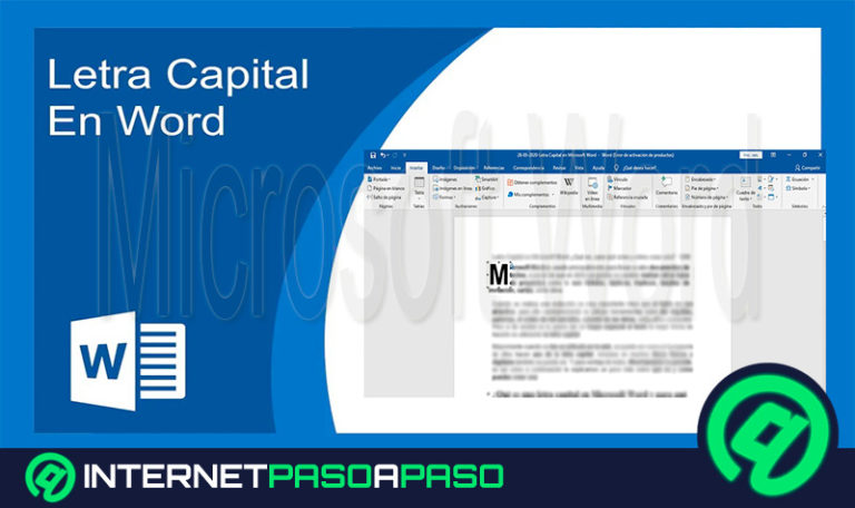 LETRA CAPITAL en WORD 】¿Qué Es? + Cómo Crear Una 2025
