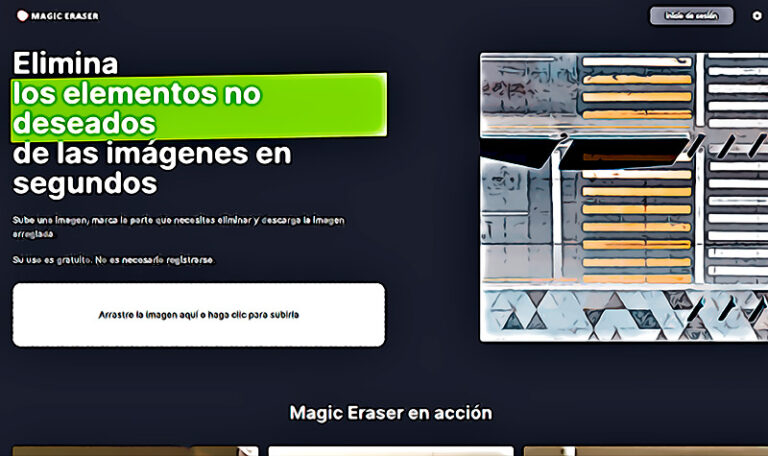 Magic Eraser; te permite eliminar cualquier objeto de una imagen