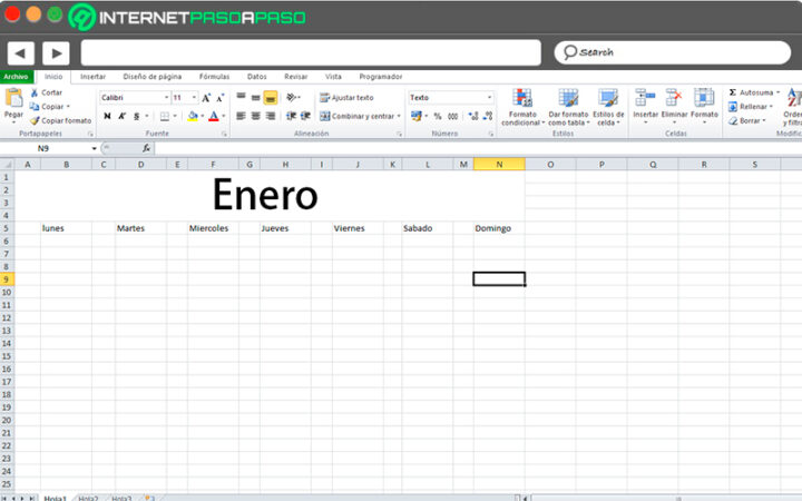 Hacer Calendario en Microsoft Excel 】Guía Paso a Paso 2026