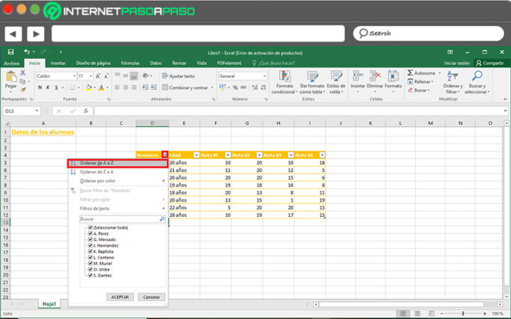Hacer un Tabla en Excel 】Guía Paso a Paso 2026