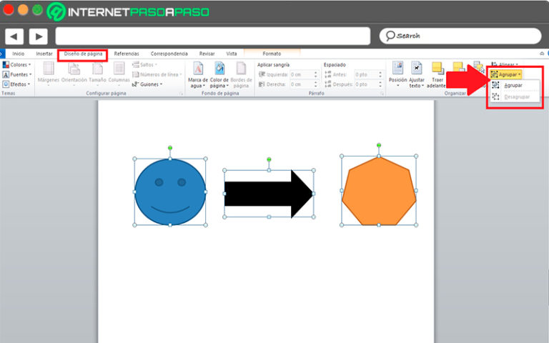 How to group shapes in Microsoft Word documents? step by step guide