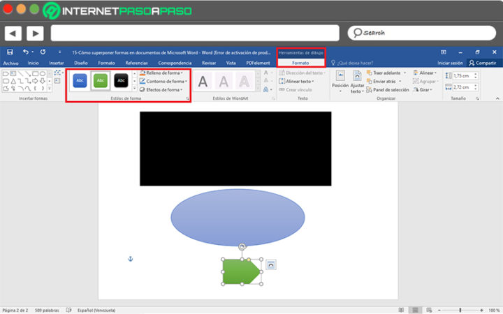 How to overlay shapes in Microsoft Word documents? step by step guide