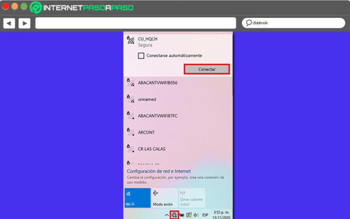 How to connect to an Internet network in Windows 10 to browse at ...