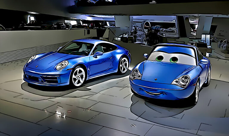 Porsche "revive" a Sally Carrera de la película 'Cars' de Pixar