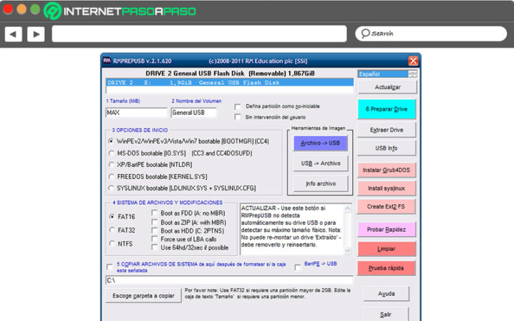 Crear Memoria Live-USB 】Guía Paso a Paso 2025