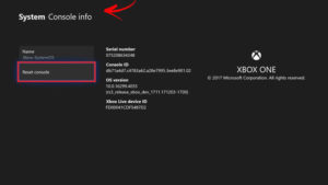 How to reset an Xbox One and restore settings to factory defaults? step ...
