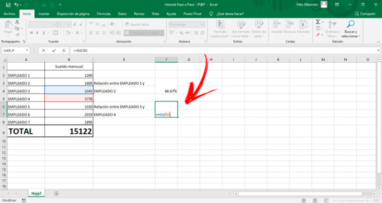 How to calculate a percentage in a Microsoft Excel spreadsheet? step by ...