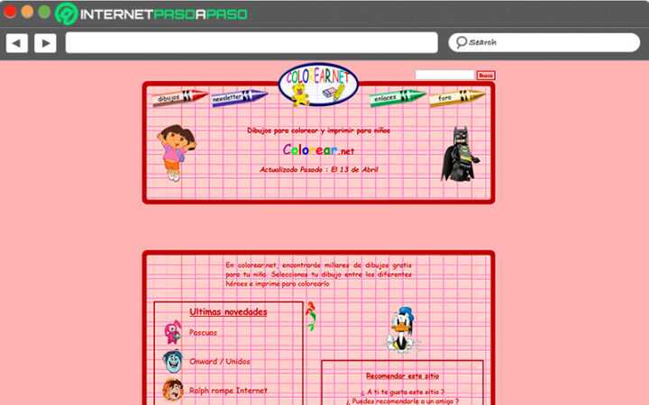 10 Web para Colorear Dibujos Online 】 Lista 2026