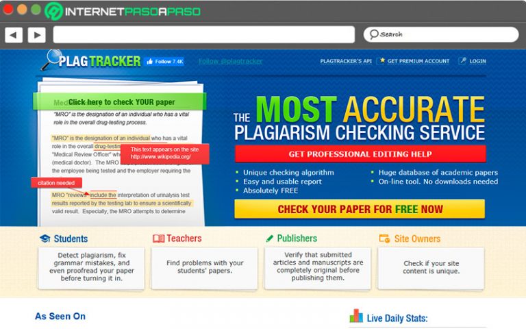 20 Webs y Herramientas Anti-Plagio Online 】Lista 2025