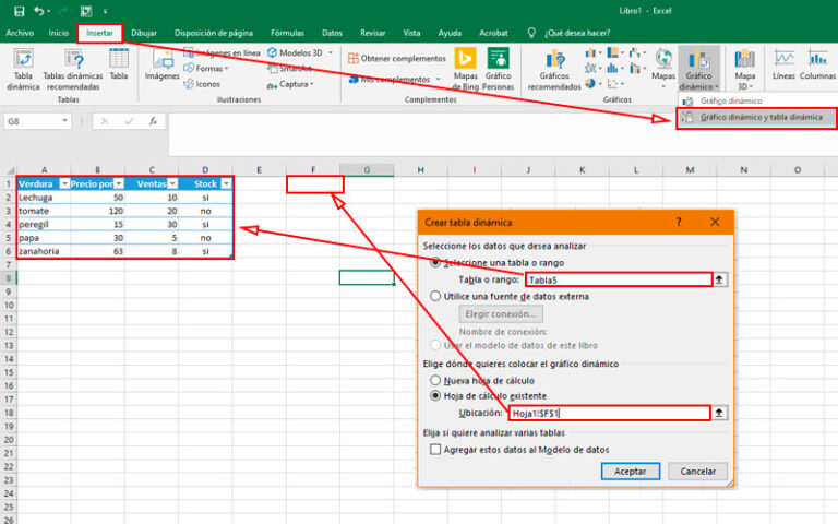 Hacer Gráficos Dinámicos en Excel 】Guía Paso a Paso 2025