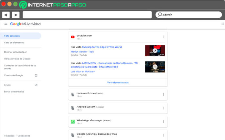 Google My Activity What is this Google account activity log application ...